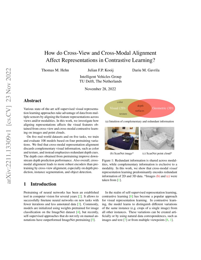 How Do Cross View And Cross Modal Alignment Affect Representations In