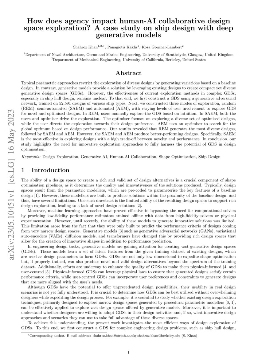 How does agency impact human-AI collaborative design space exploration ...