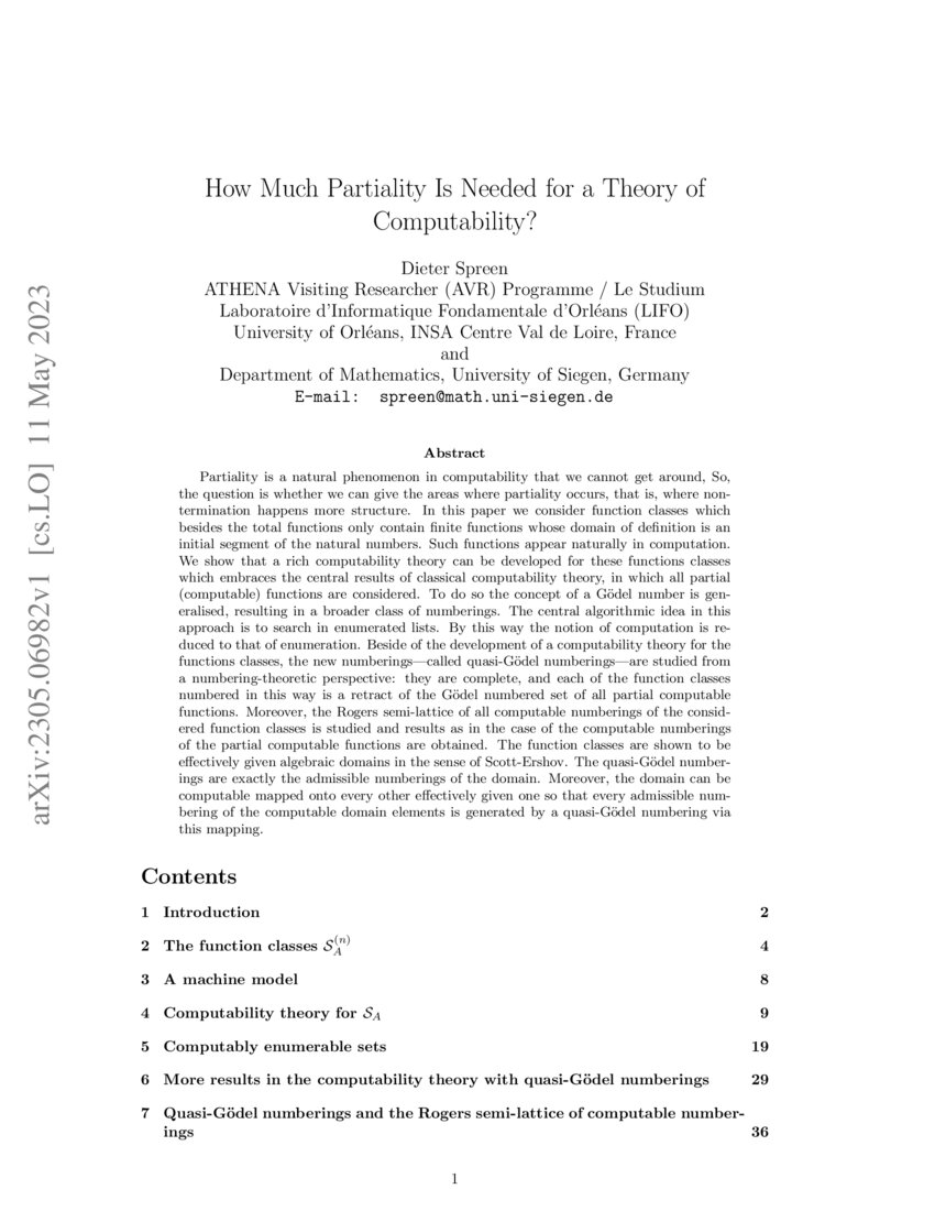 How Much Partiality Is Needed For A Theory Of Computability Deepai