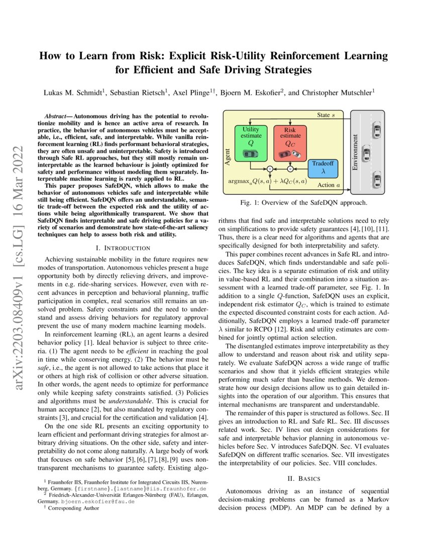 How to Learn from Risk: Explicit Risk-Utility Reinforcement Learning ...