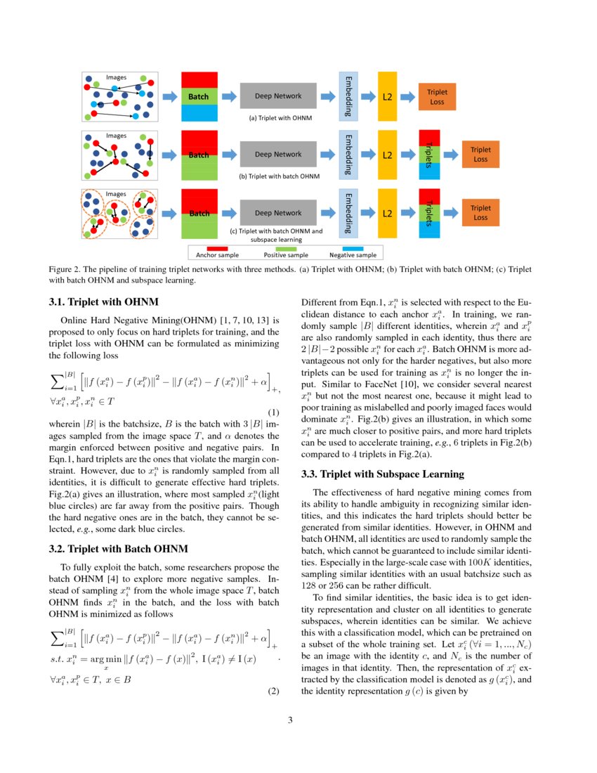 How to Train Triplet Networks with 100K Identities? | DeepAI