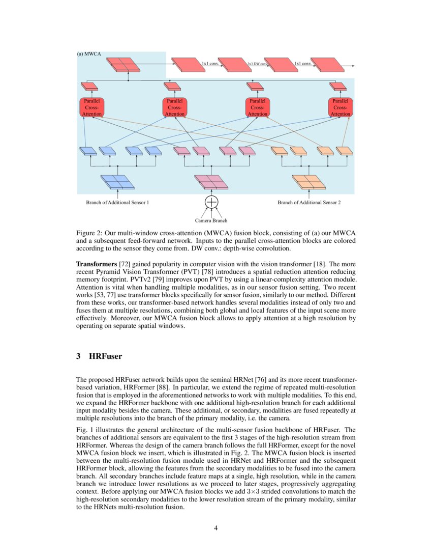 HRFuser: A Multi-resolution Sensor Fusion Architecture for 2D Object Detection | DeepAI