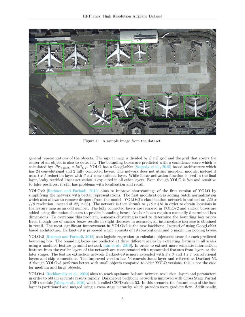 HRPlanes: High Resolution Airplane Dataset for Deep Learning | DeepAI