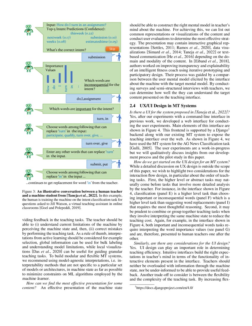 Human-AI Interaction Design in Machine Teaching | DeepAI