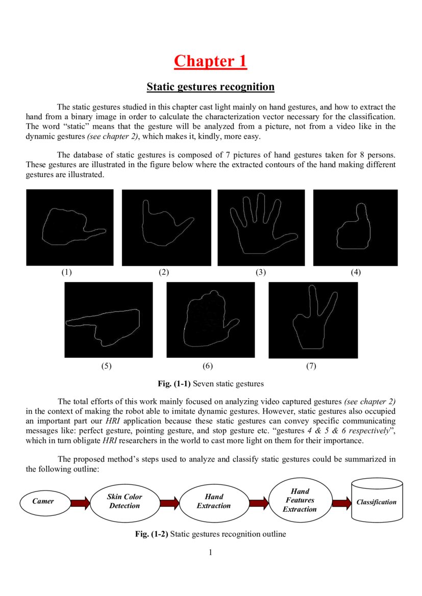 Human Posture Recognition And Gesture Imitation With A Humanoid Robot