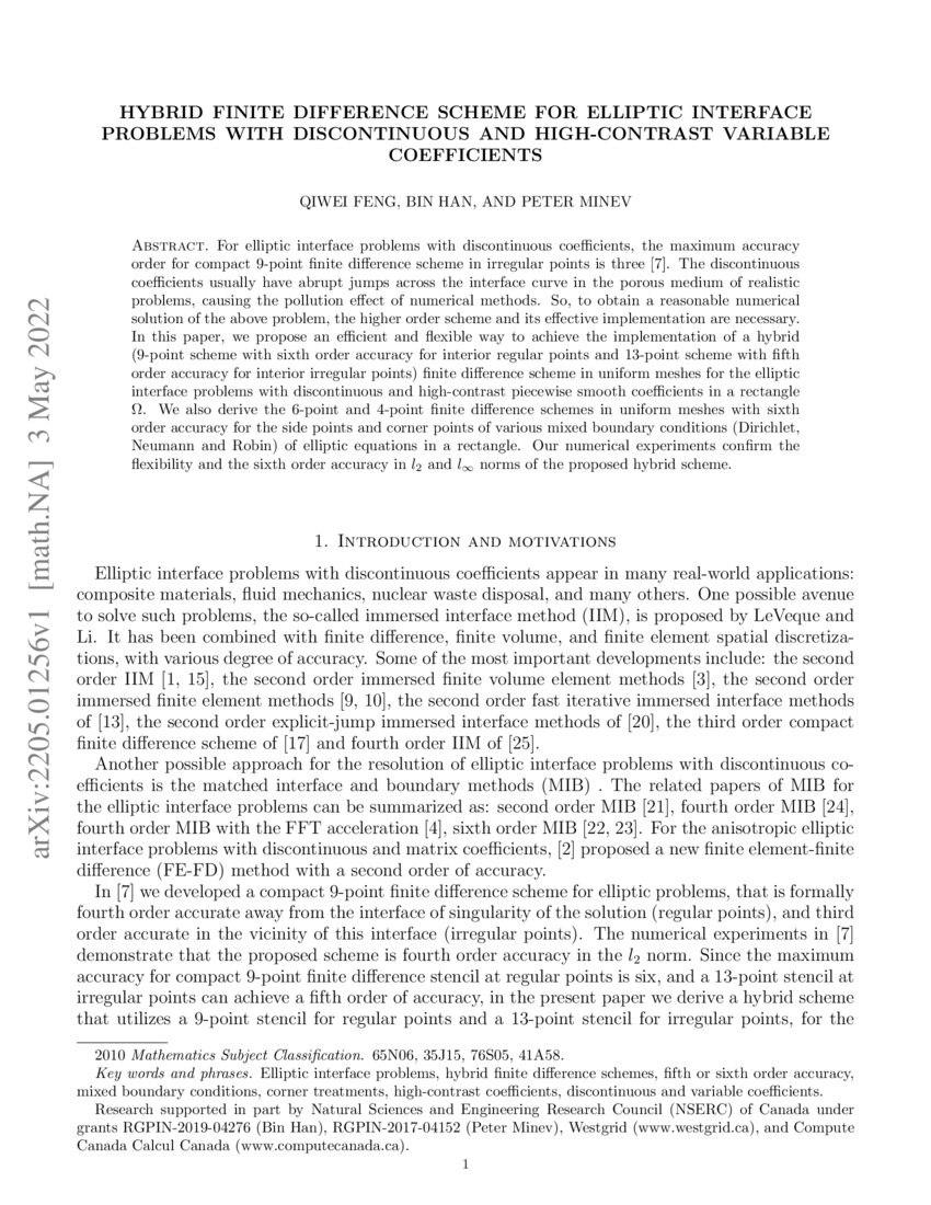 Hybrid Finite Difference Schemes For Elliptic Interface Problems With Discontinuous And High