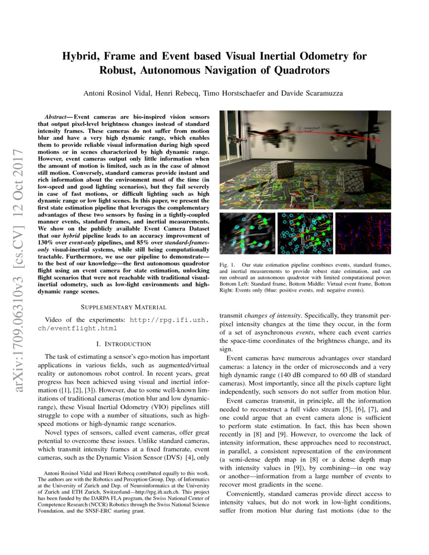 Hybrid, Frame and Event based Visual Inertial Odometry for Robust ...