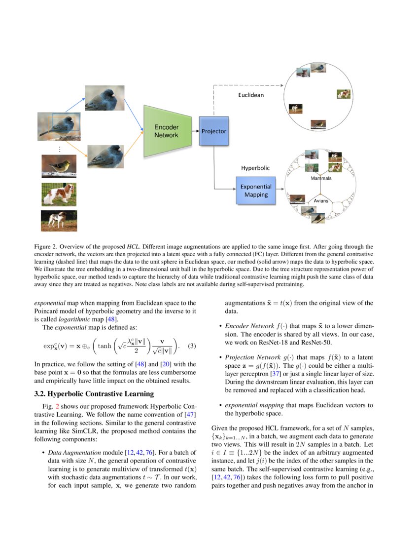Hyperbolic Contrastive Learning | DeepAI
