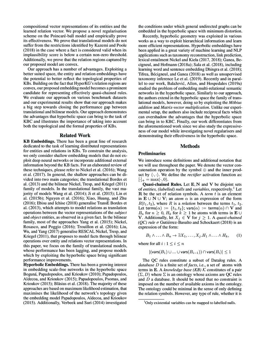 HyperKG: Hyperbolic Knowledge Graph Embeddings for Knowledge Base ... HyperKG: Hyperbolic Knowledge Graph Embeddings for Knowledge Base ...