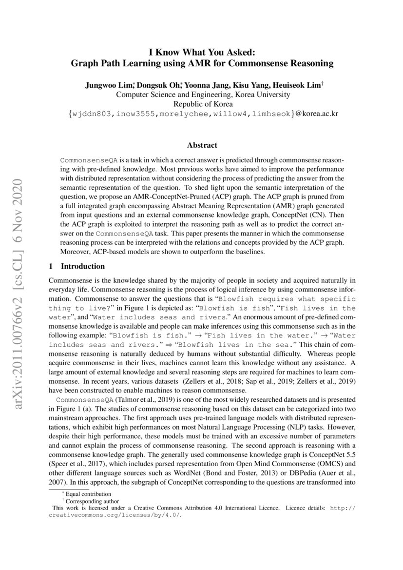 I Know What You Asked: Graph Path Learning using AMR for Commonsense ...