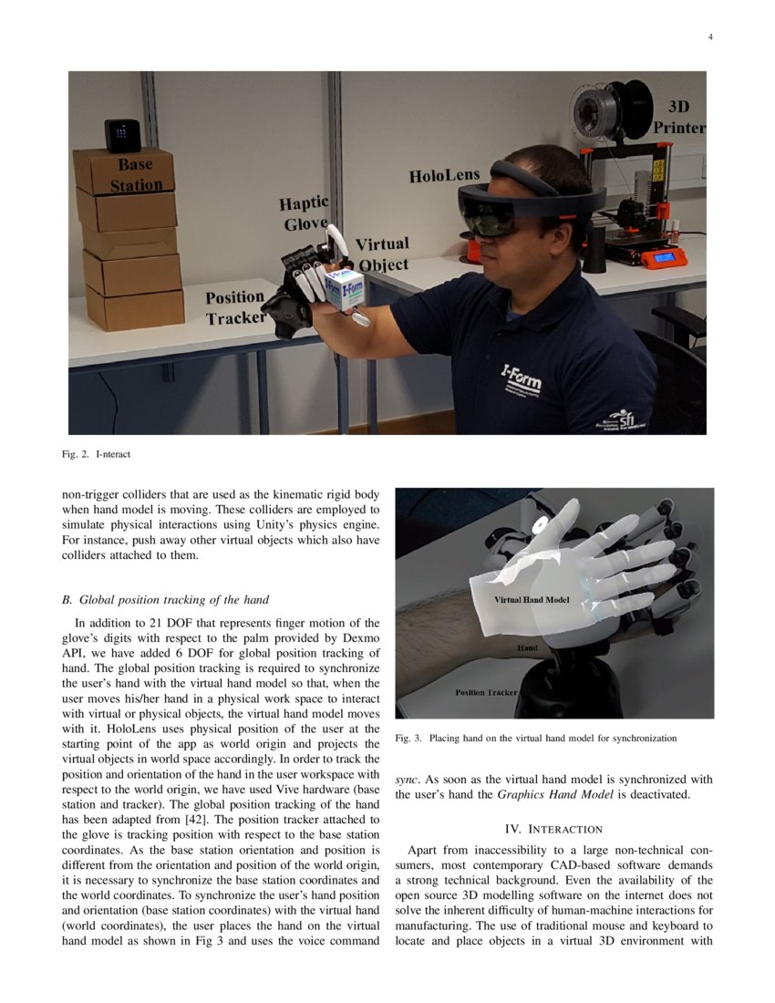 I-nteract: A cyber-physical system for real-time interaction with physical and virtual objects ...