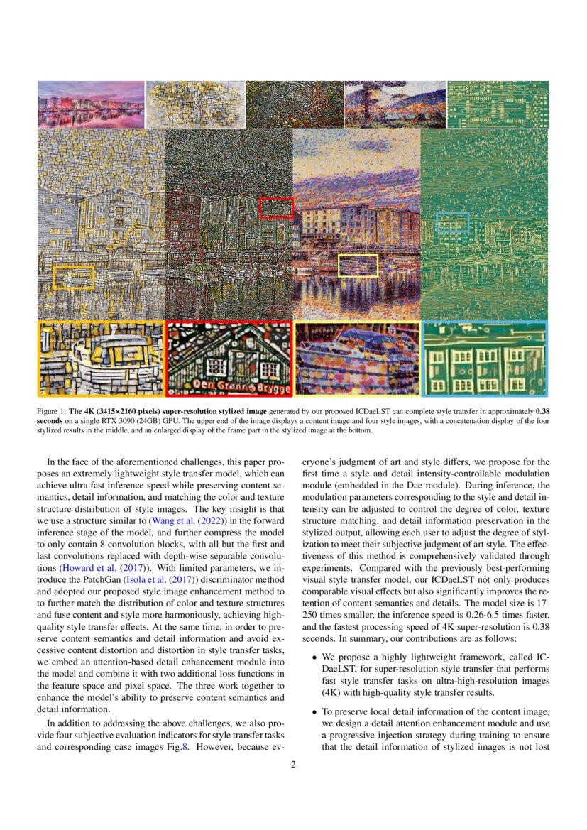 ICDaeLST: Intensity-Controllable Detail Attention-enhanced for ... ICDaeLST: Intensity-Controllable Detail Attention-enhanced for ...