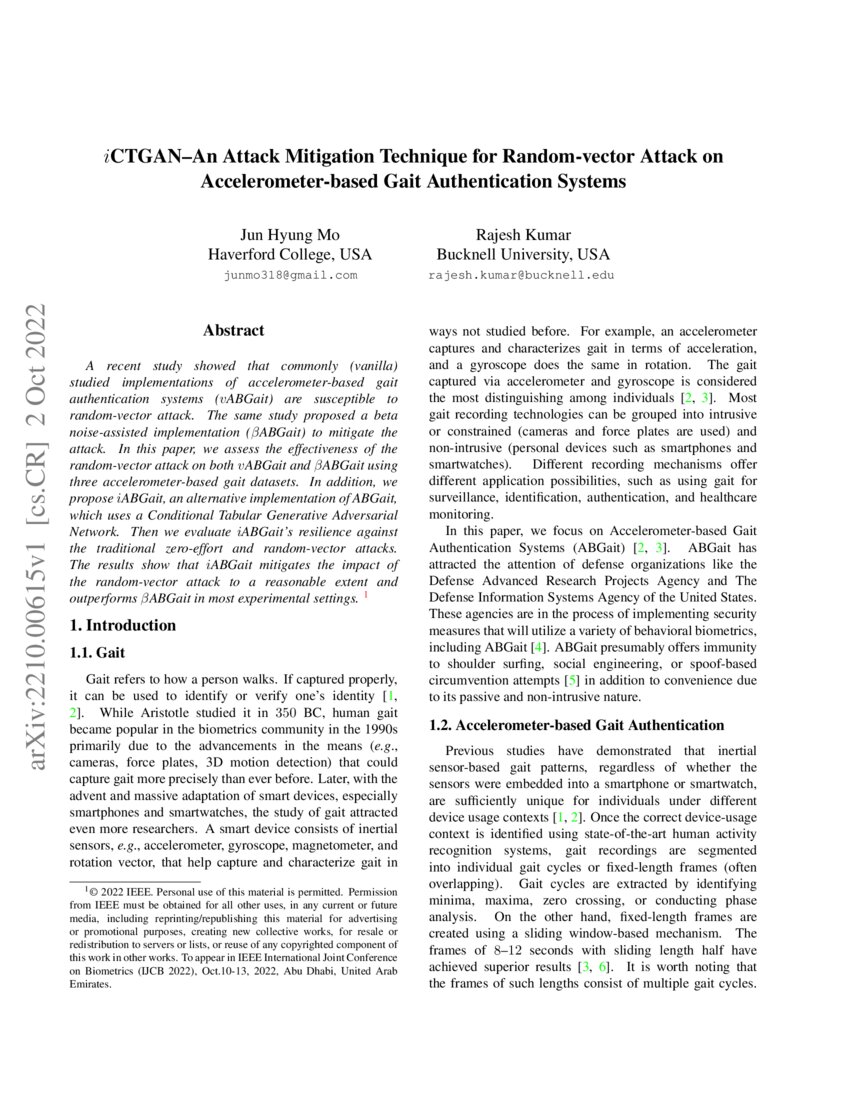 Ictganan Attack Mitigation Technique For Random Vector Attack On