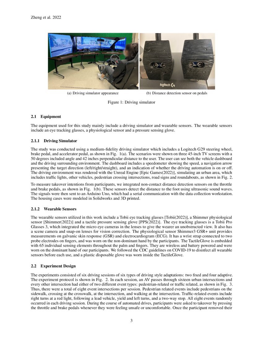 Identification of Adaptive Driving Style Preference through Implicit Inputs in SAE L2 Vehicles ...