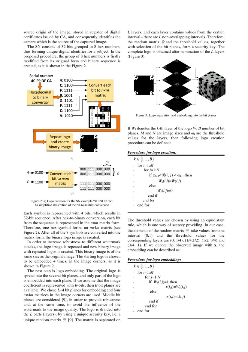 Identification of image source using serialnumber-based watermarking under Compressive Sensing ...