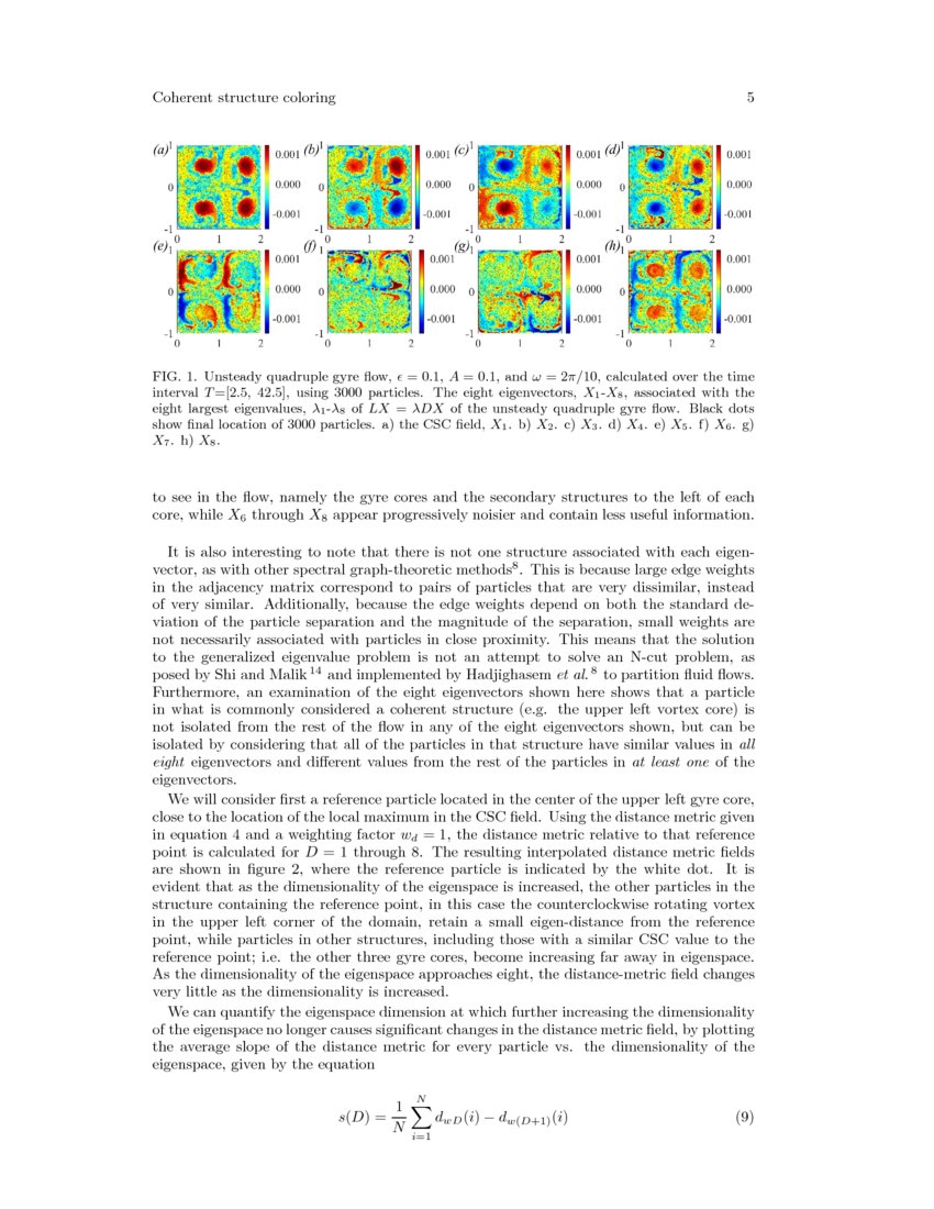 Identification Of Individual Coherent Sets Associated With Flow Trajectories Using Coherent