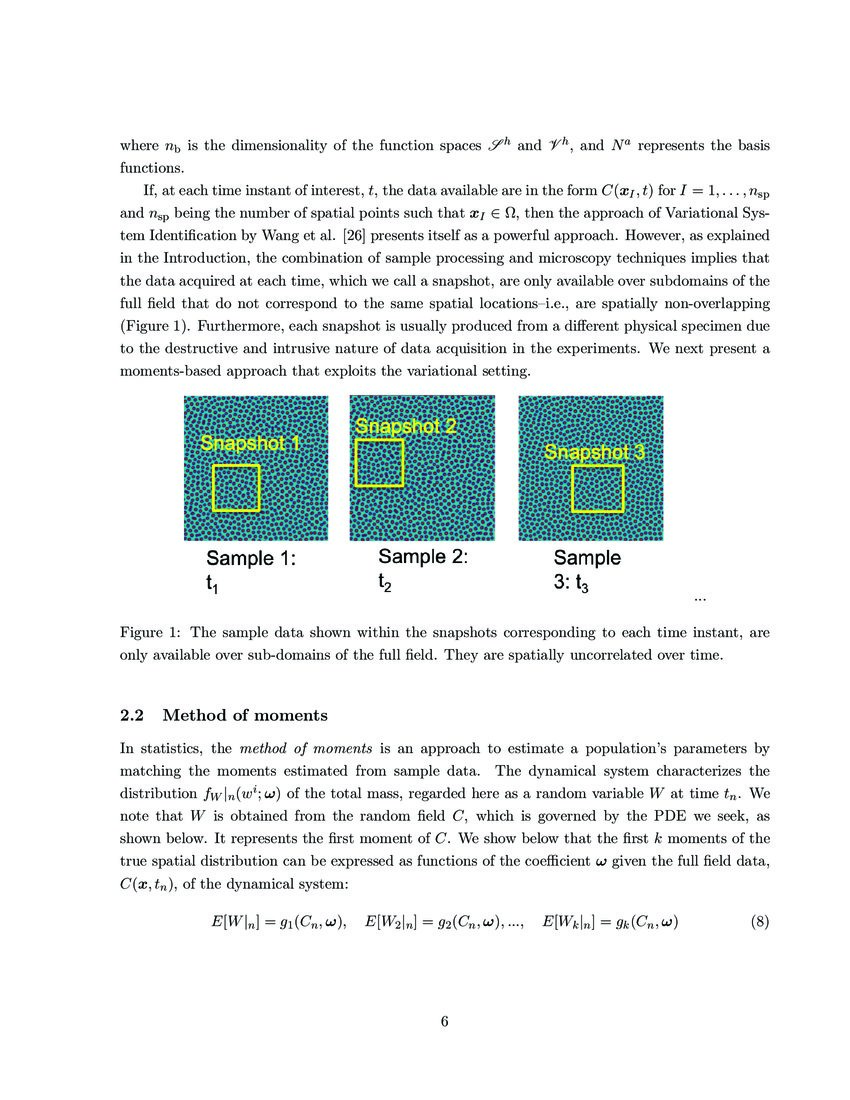 Identification of the partial differential equations governing ...