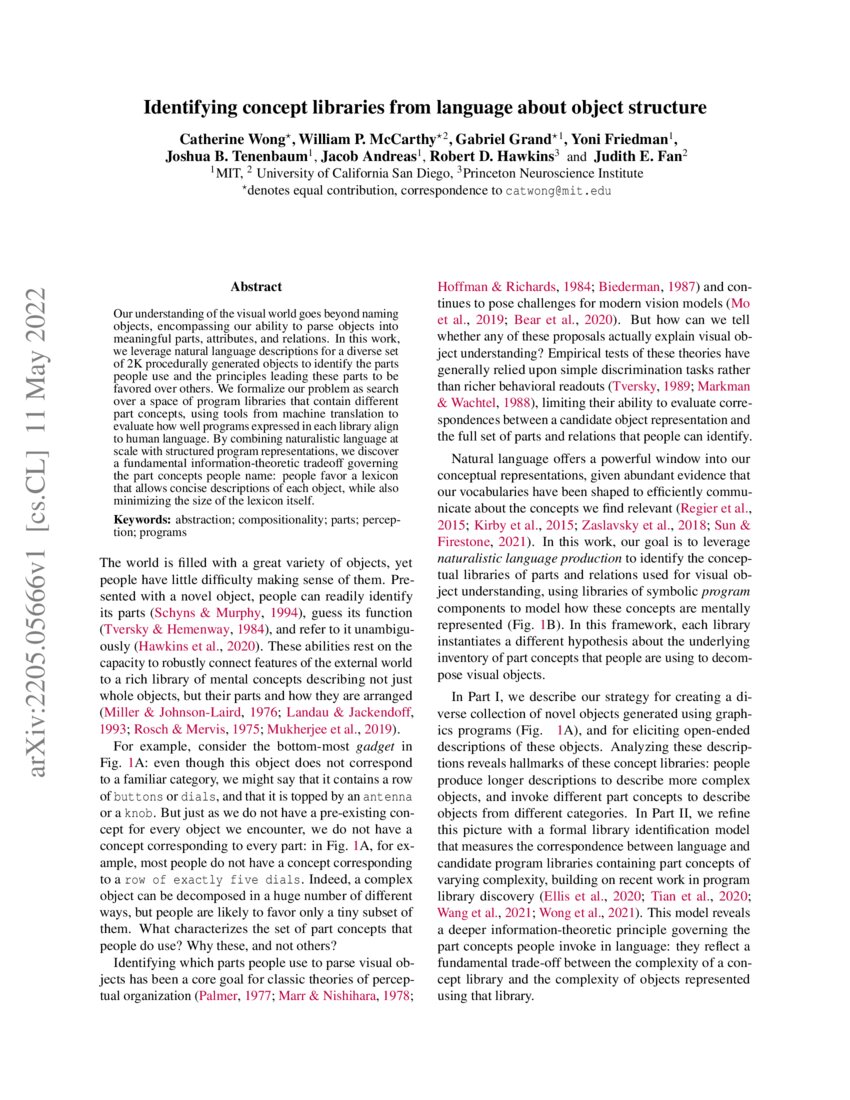 Identifying concept libraries from language about object structure | DeepAI