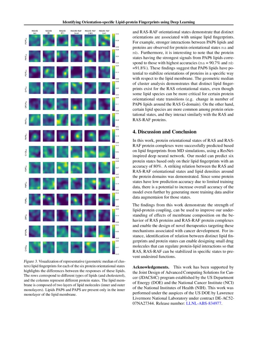 Identifying Orientation Specific Lipid Protein Fingerprints Using Deep