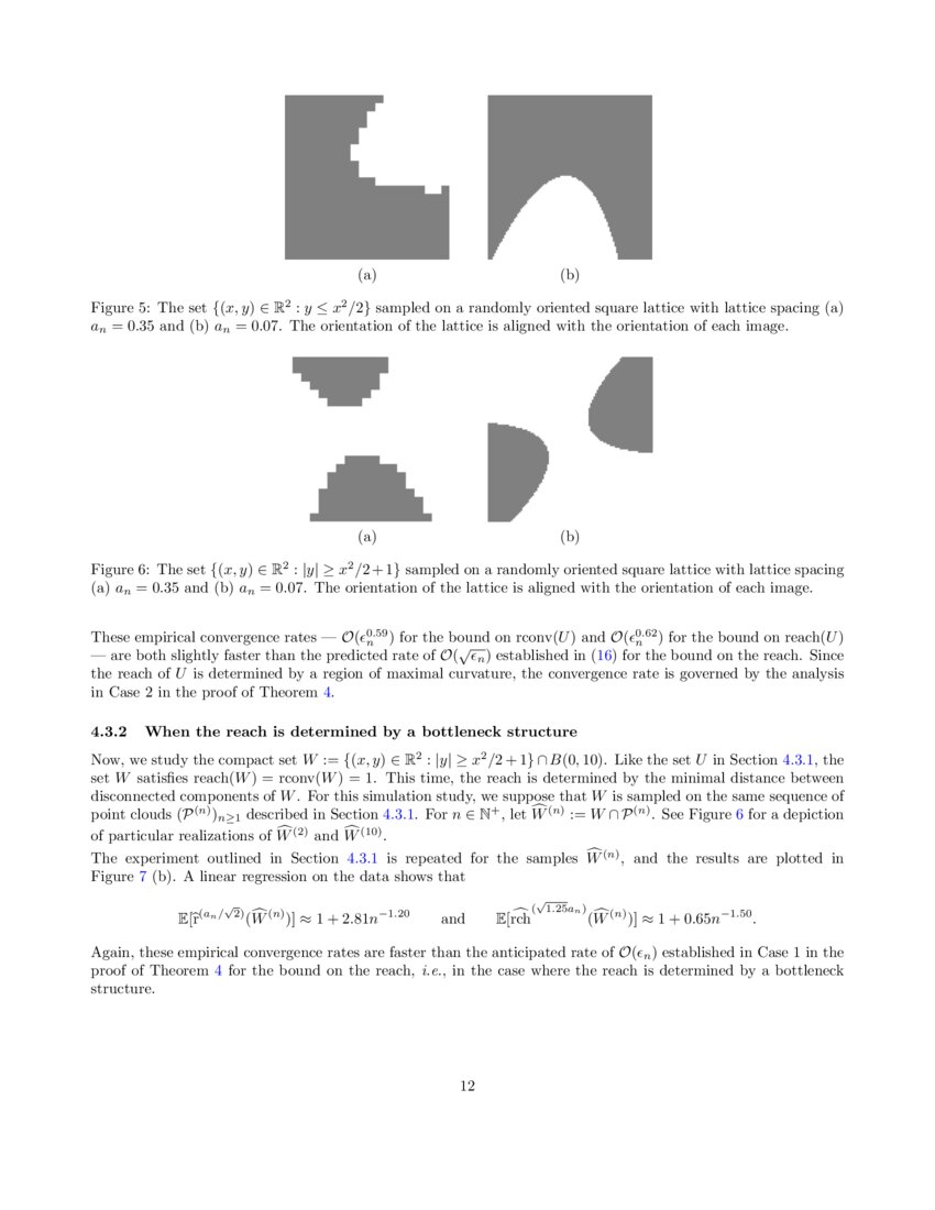 Computable bounds for the reach and r-convexity of subsets of ℝ^d | DeepAI