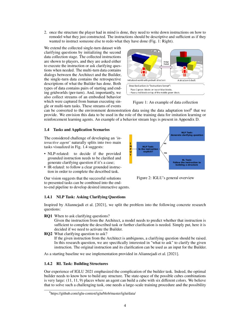 IGLU 2022: Interactive Grounded Language Understanding in a ...