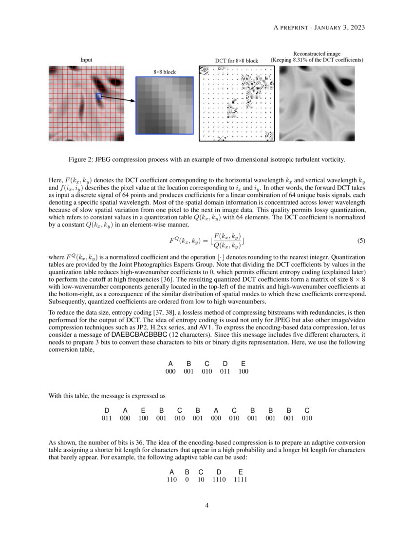 Image and video compression of fluid flow data | DeepAI