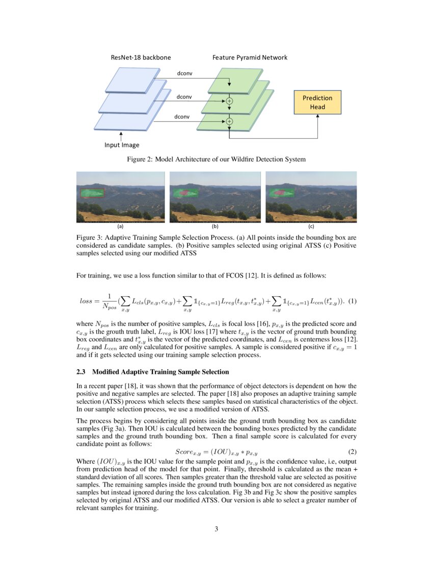 Image-based Early Detection System for Wildfires | DeepAI