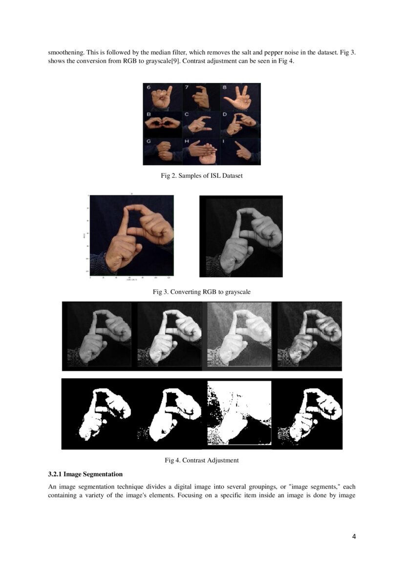Image Based Indian Sign Language Recognition A Practical Review Using