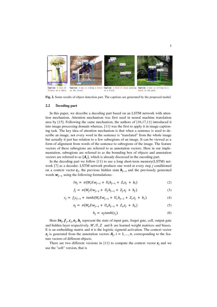 Image Captioning with Object Detection and Localization | DeepAI