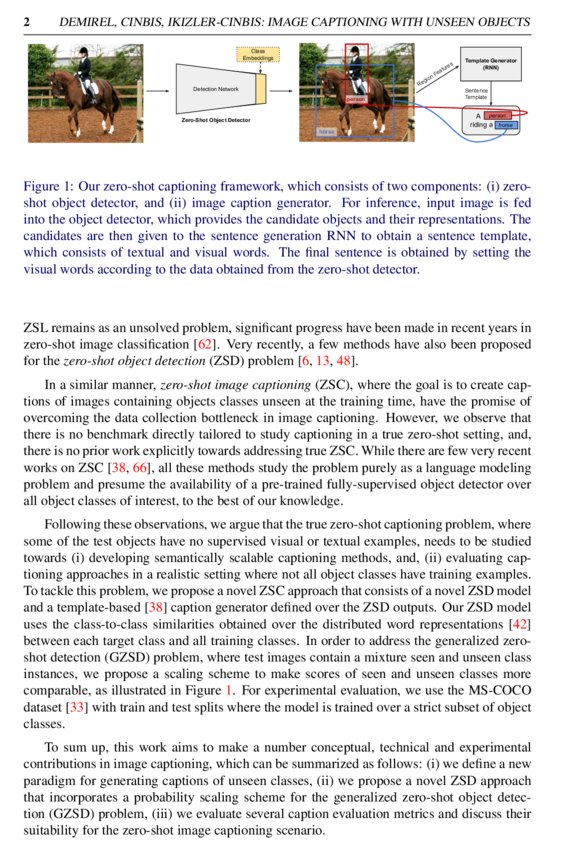 Image Captioning with Unseen Objects | DeepAI