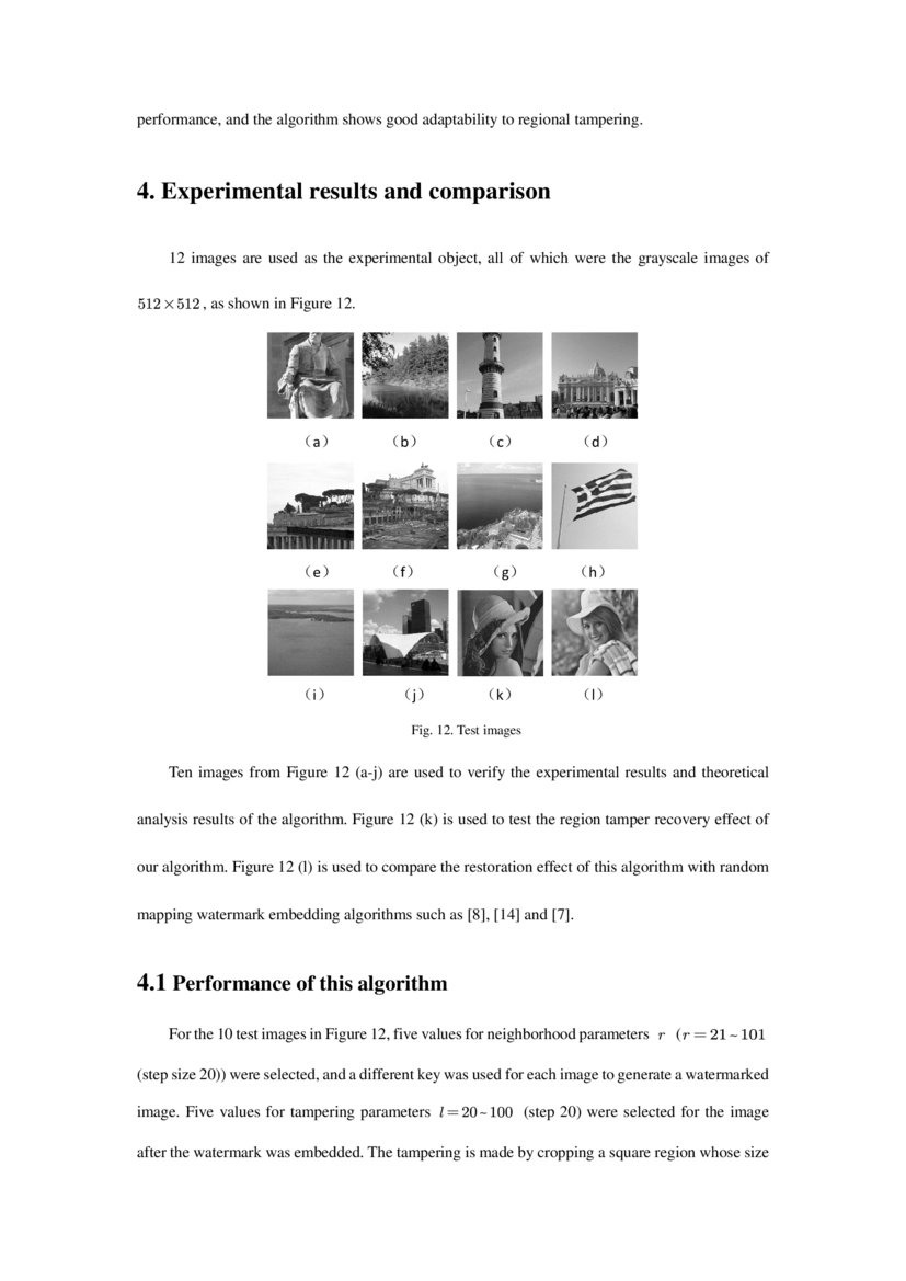 Image Fragile Watermarking Algorithm Based on Deneighborhood Mapping | DeepAI
