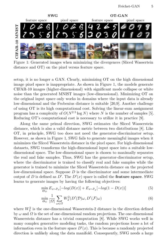 Image Generation Via Minimizing Fréchet Distance in Discriminator Feature Space | DeepAI