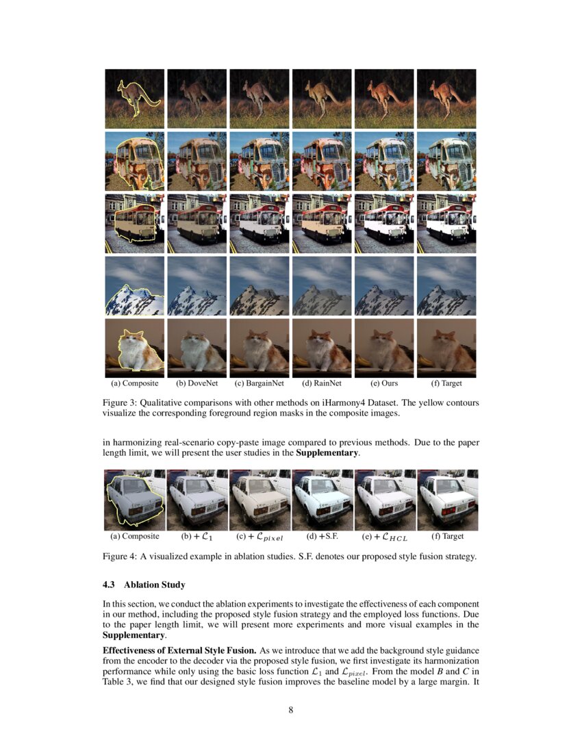 Image Harmonization with Region-wise Contrastive Learning | DeepAI