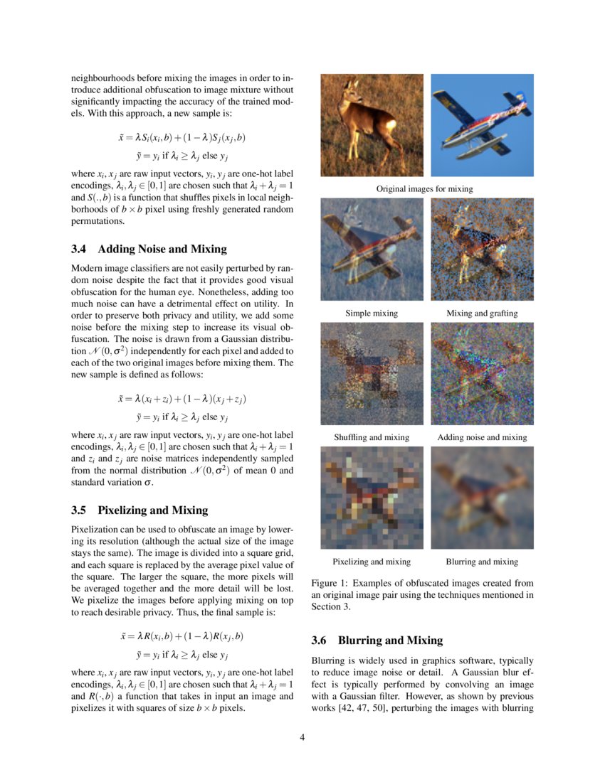 Image Obfuscation for Privacy-Preserving Machine Learning | DeepAI