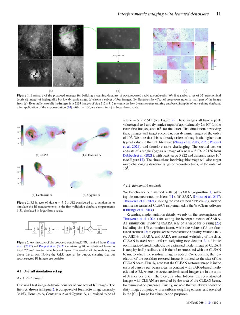 Image Reconstruction Algorithms In Radio Interferometry From