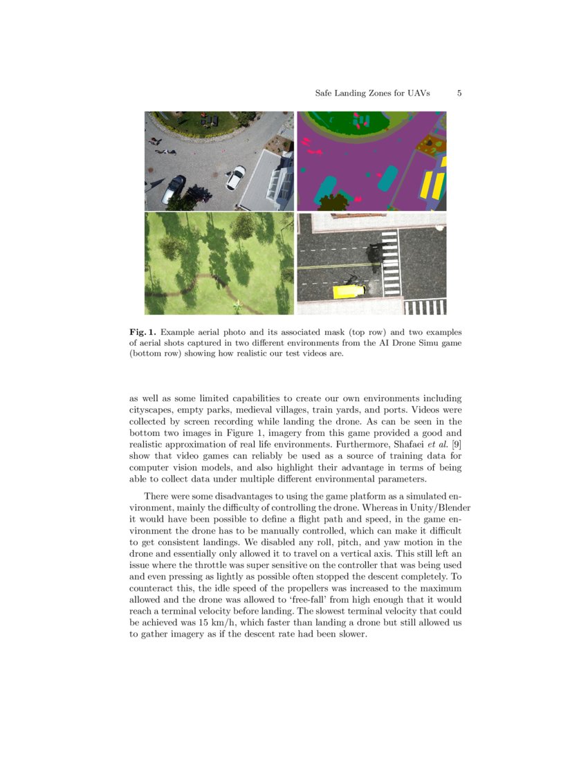 Image Segmentation to Identify Safe Landing Zones for Unmanned Aerial ...