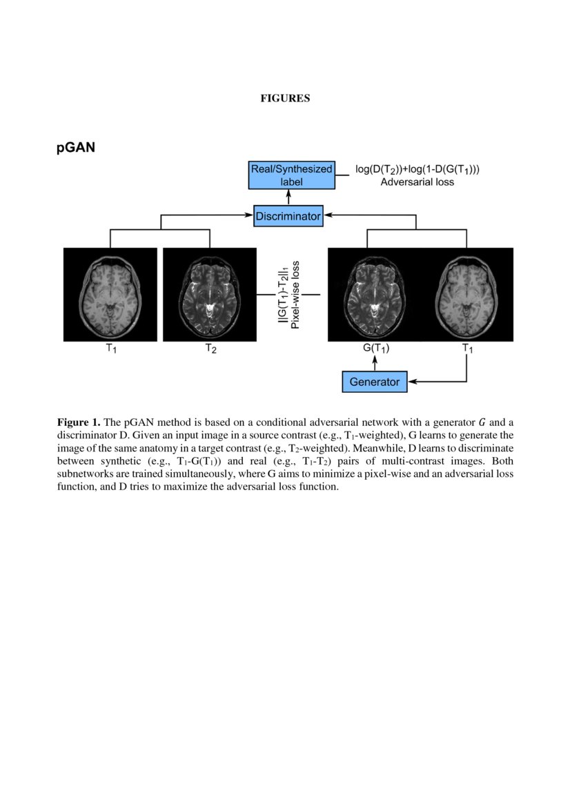 Image Synthesis In Multi Contrast Mri With Conditional Generative Adversarial Networks Deepai