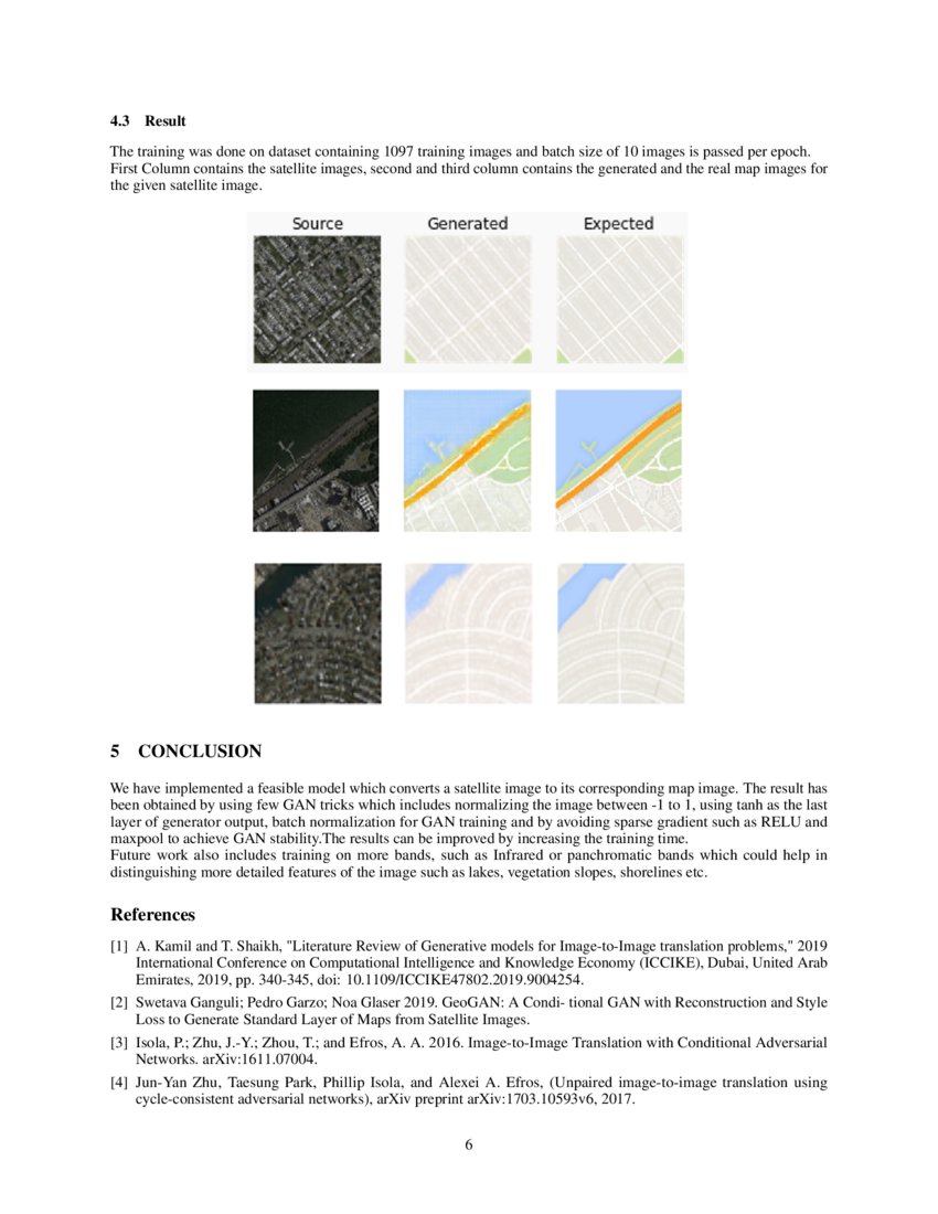 Image to Image Translation : Generating maps from satellite images | DeepAI