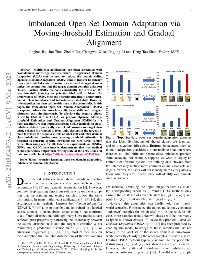 Imbalanced Open Set Domain Adaptation via Moving-threshold Estimation and Gradual Alignment | DeepAI