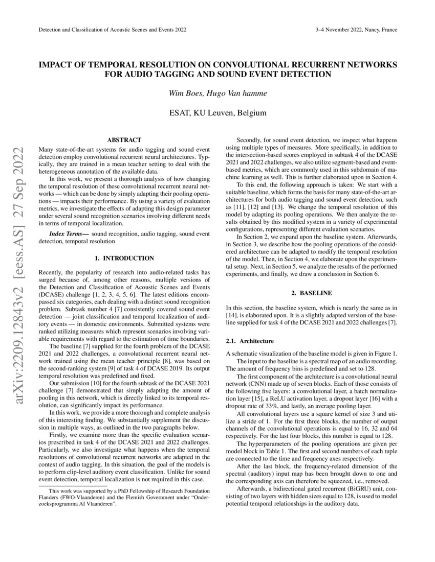 Impact Of Temporal Resolution On Convolutional Recurrent Networks For Audio Tagging And Sound
