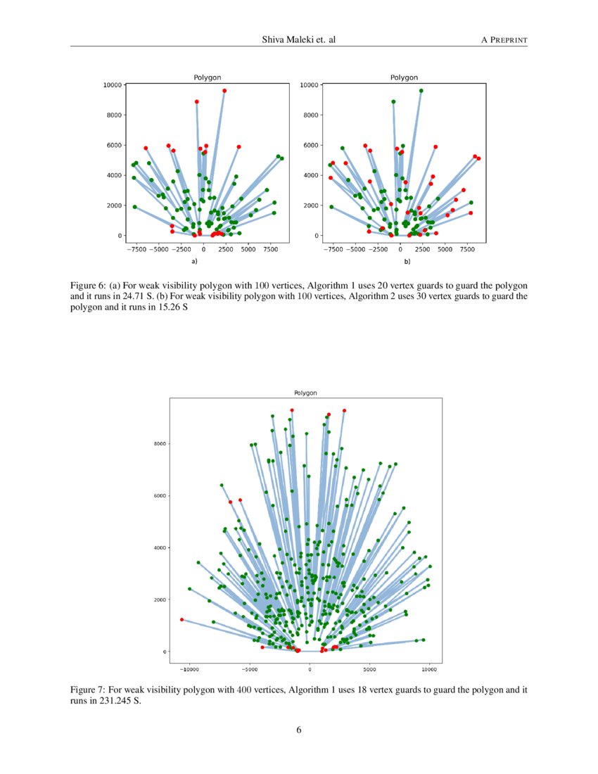 Implementation of polygon guarding algorithms for art gallery problems | DeepAI