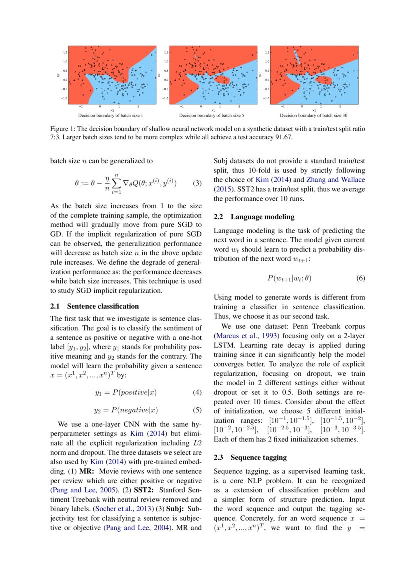 Implicit Regularization Of Stochastic Gradient Descent In Natural