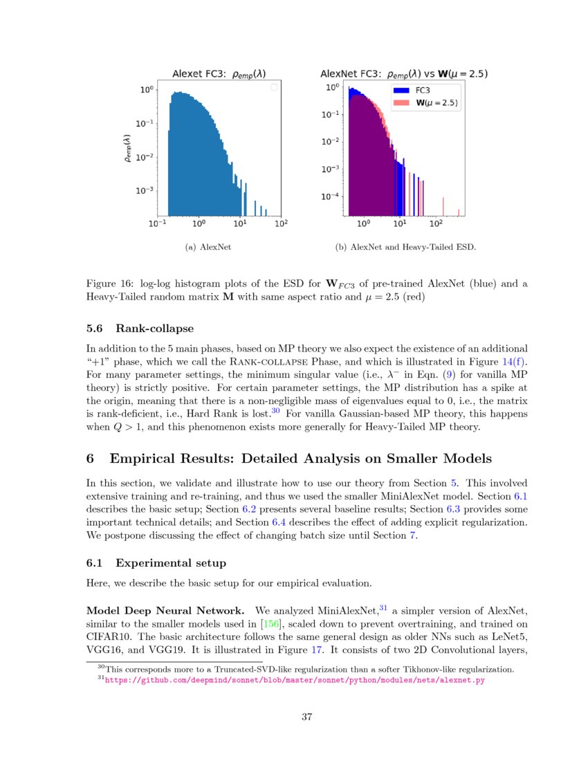 Implicit Self-Regularization in Deep Neural Networks: Evidence from Random Matrix Theory and ...