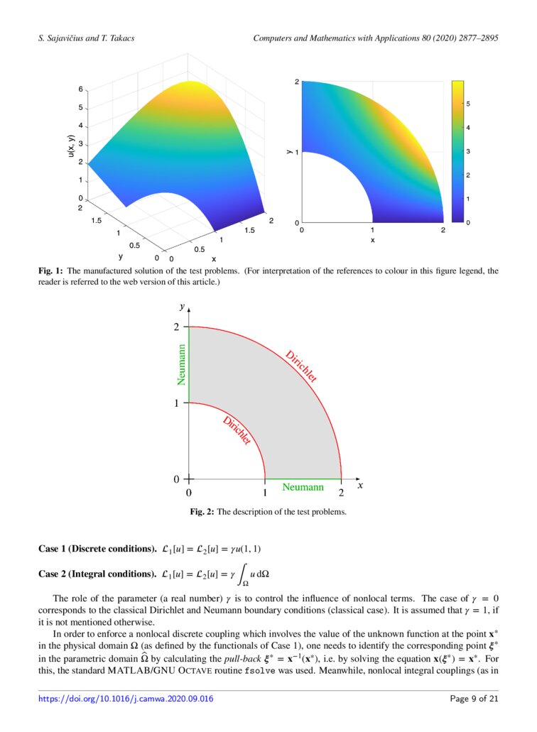 Imposing Nonlocal Boundary Conditions In Galerkin Type Methods Based On Non Interpolatory