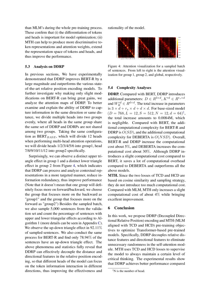 Improve Transformer Pre-Training with Decoupled Directional Relative Position Encoding and ...