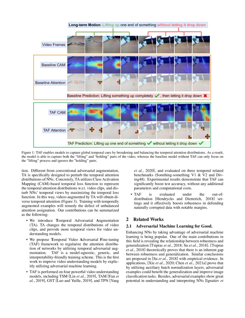 Improve Video Representation With Temporal Adversarial Augmentation Deepai