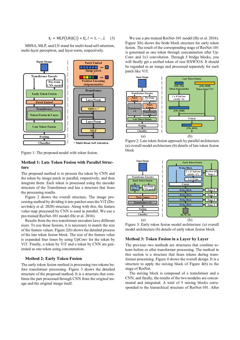 Improved Image Classification with Token Fusion | DeepAI