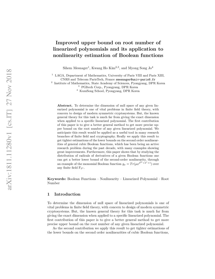 Improved Upper Bound On Root Number Of Linearized Polynomials And Its Application To