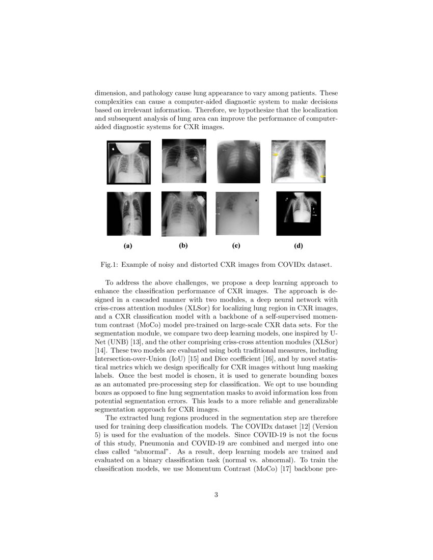 Improving Classification Model Performance on Chest X-Rays through Lung ... Improving Classification Model Performance on Chest X-Rays through Lung ...
