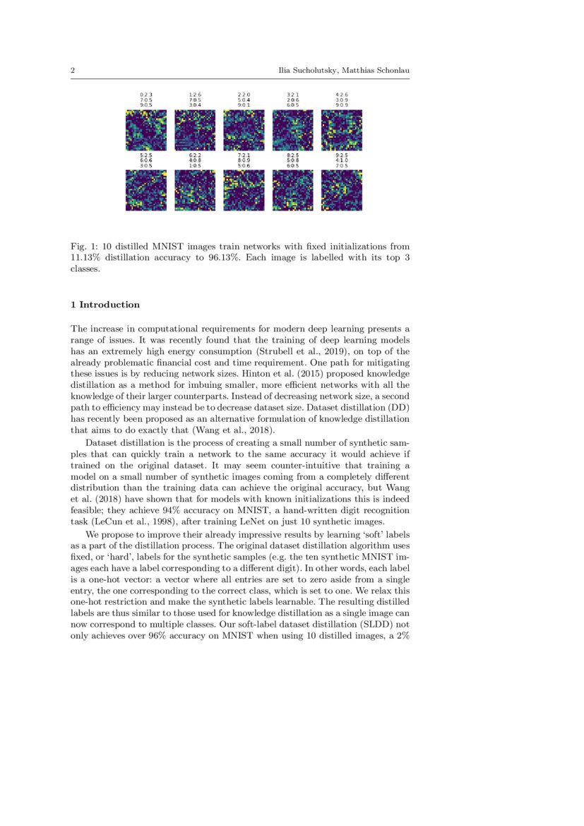 Improving Dataset Distillation Deepai